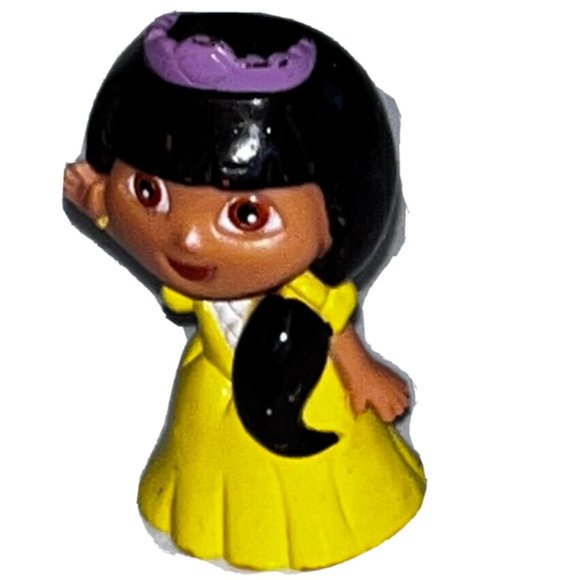 Toys | Dora The Explorer 2 Tall Pvc Figurine Yellow Dress Figure 204 ...